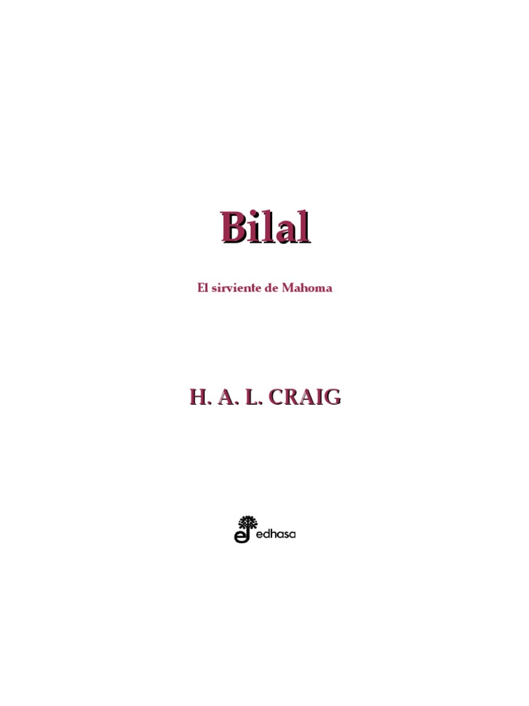 Craig, H.A.L. - Bilal | PDF