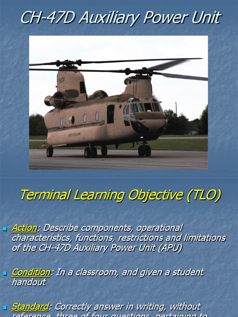 APU Presentation | PDF | Turbine | Turbocharger