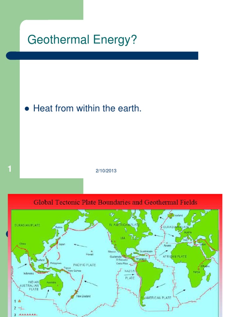 Geothermal Energy.ppt | Geothermal Energy | Steam