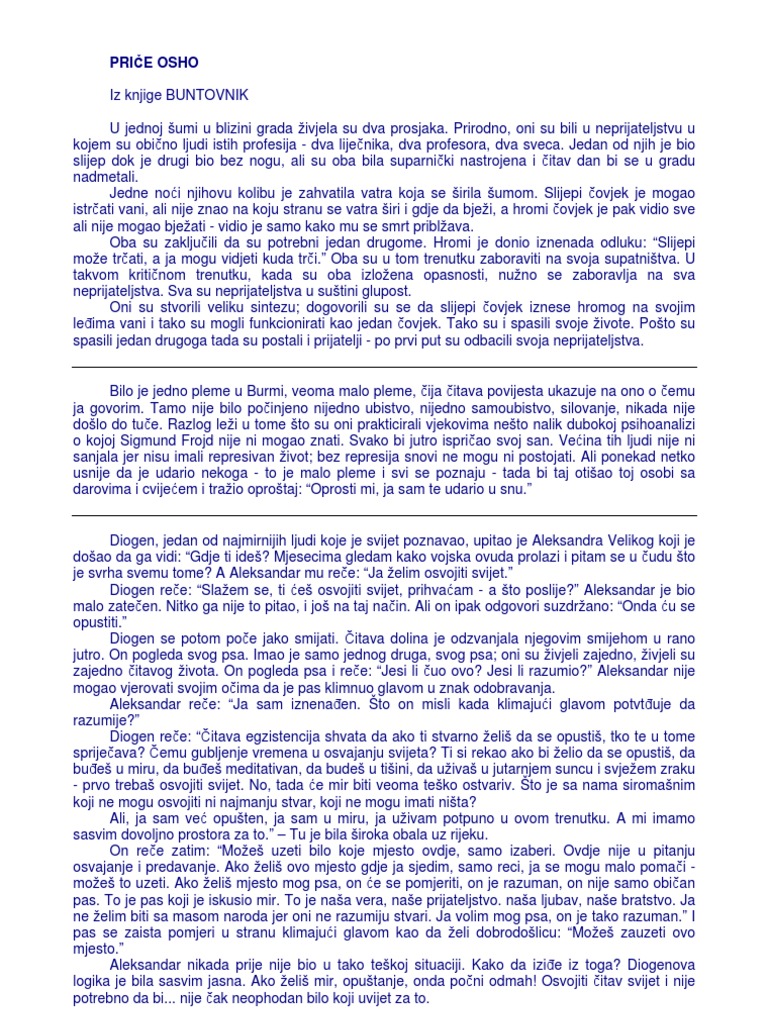 Osho - Price I Vicevi | PDF