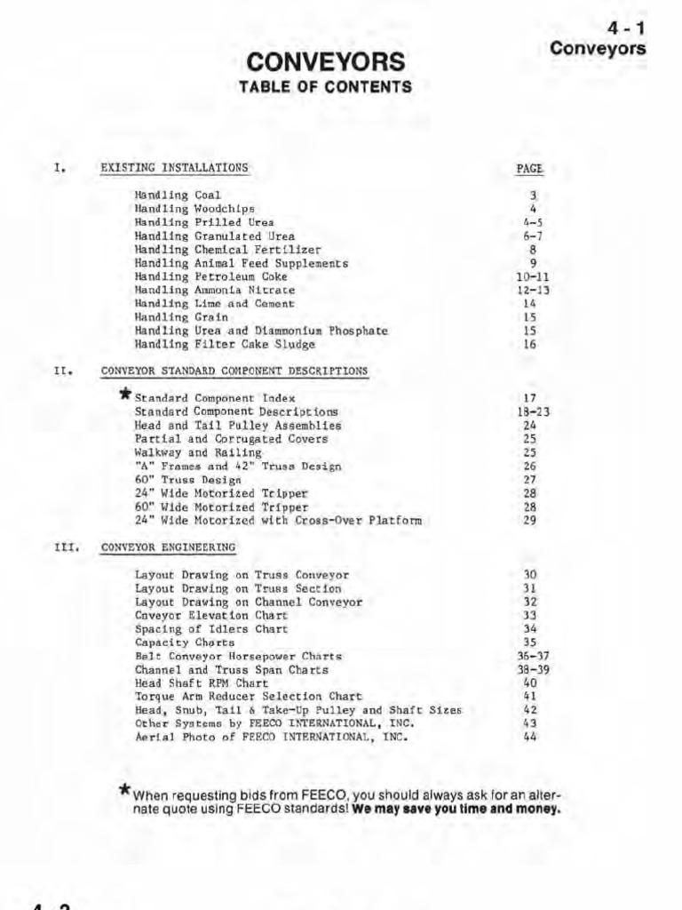 FEECO Handbook Section4 | PDF | Belt (Mechanical) | Truss