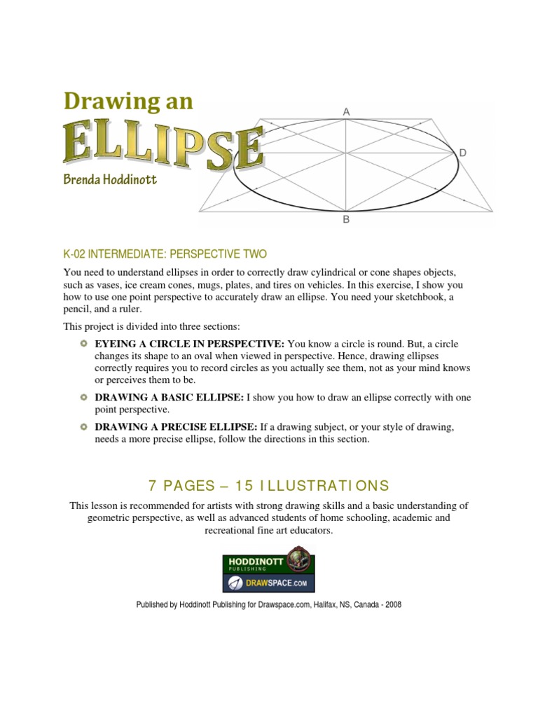 Drawing An Ellipse | PDF | Perspective (Graphical) | Horizon