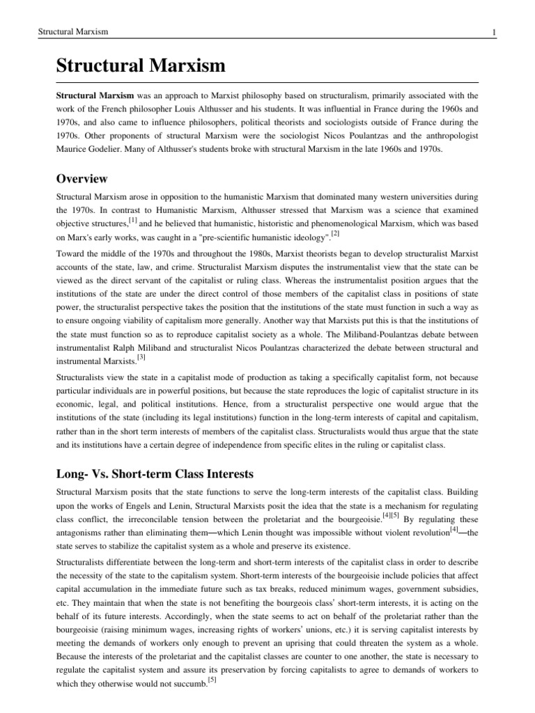 Structural Marxism | Movements | Philosophical Theories