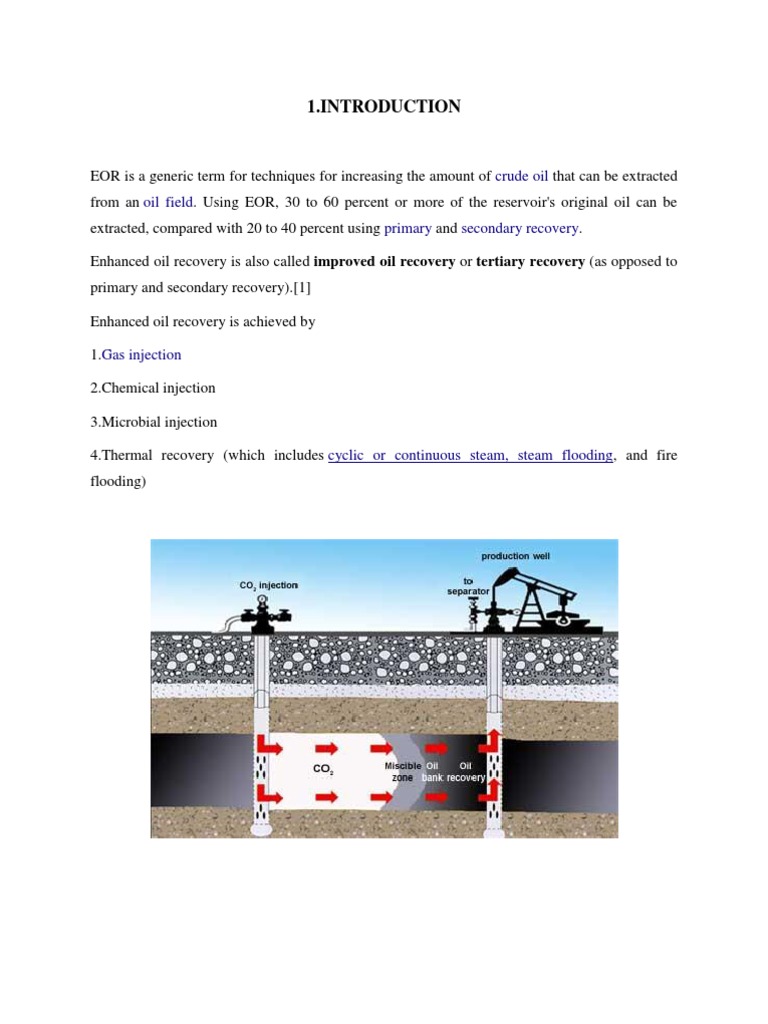 Enhanced Oil Recovery New Pdf Enhanced Oil Recovery Petroleum