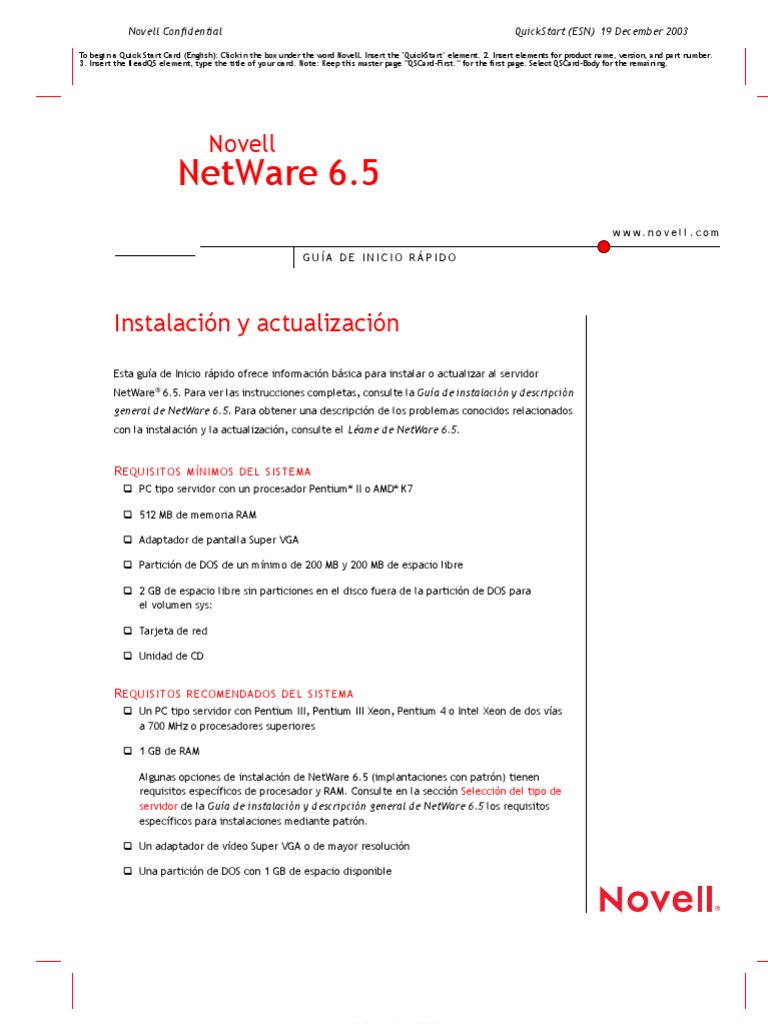 Manual Novvel Netware | PDF