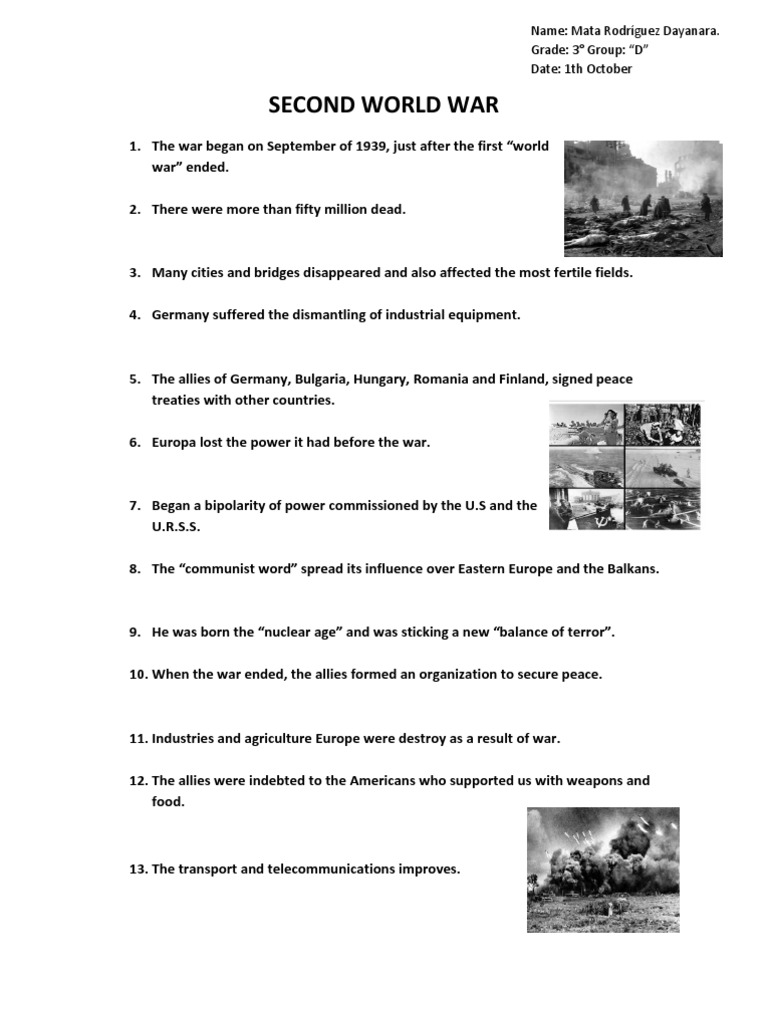 Overview of the Second World War | PDF | Travel | History