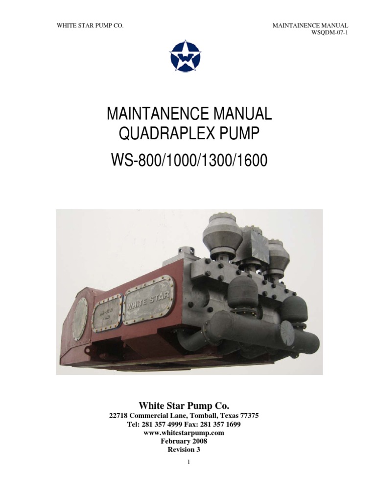 Mud Pumps Manual PDF | PDF | Pump | Valve