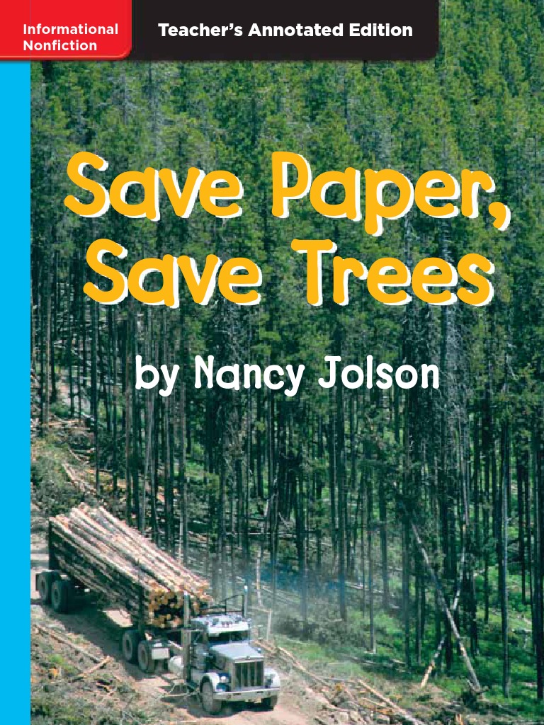 Save Paper Save Trees TAE | PDF | Paper | Recycling