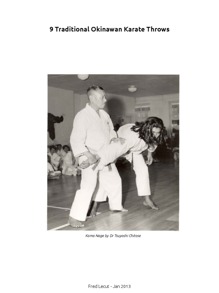9 Traditional Karate Throws | PDF | Karate | Judo