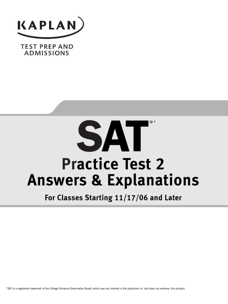 SAT+Practice+Test+2+A&E | Verb | Subject (Grammar)