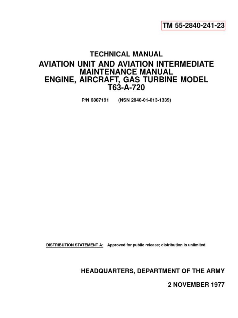Technical Manual Aviation Unit and Aviation Intermediate Maintenance ...