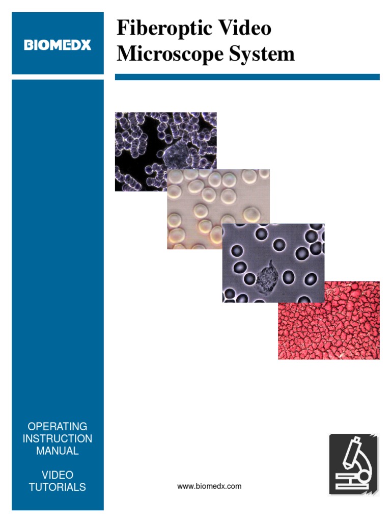 Biomedx Microscope Manual | PDF | Zoom Lens | Aperture