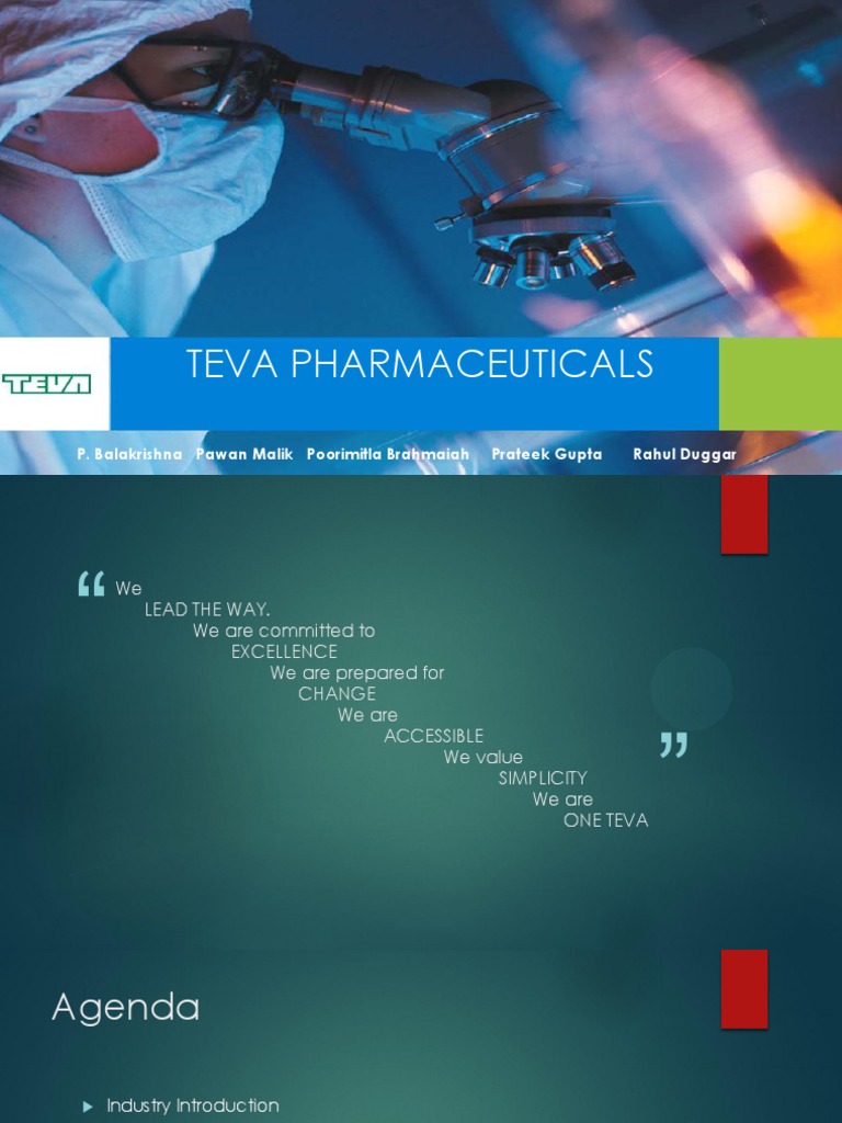 Teva Pharmaceuticals LTD (1) | PDF | Generic Drug | Pharmaceutical Drug
