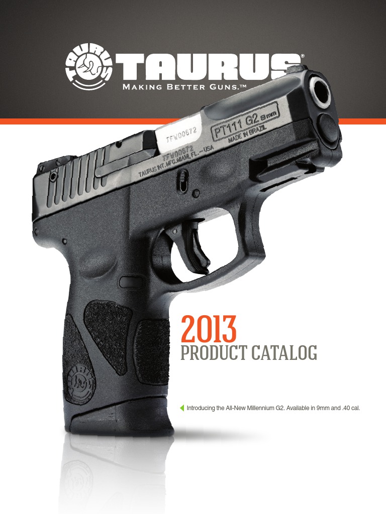 2013 Taurus Catalog | PDF | Revolver | Trigger (Firearms)