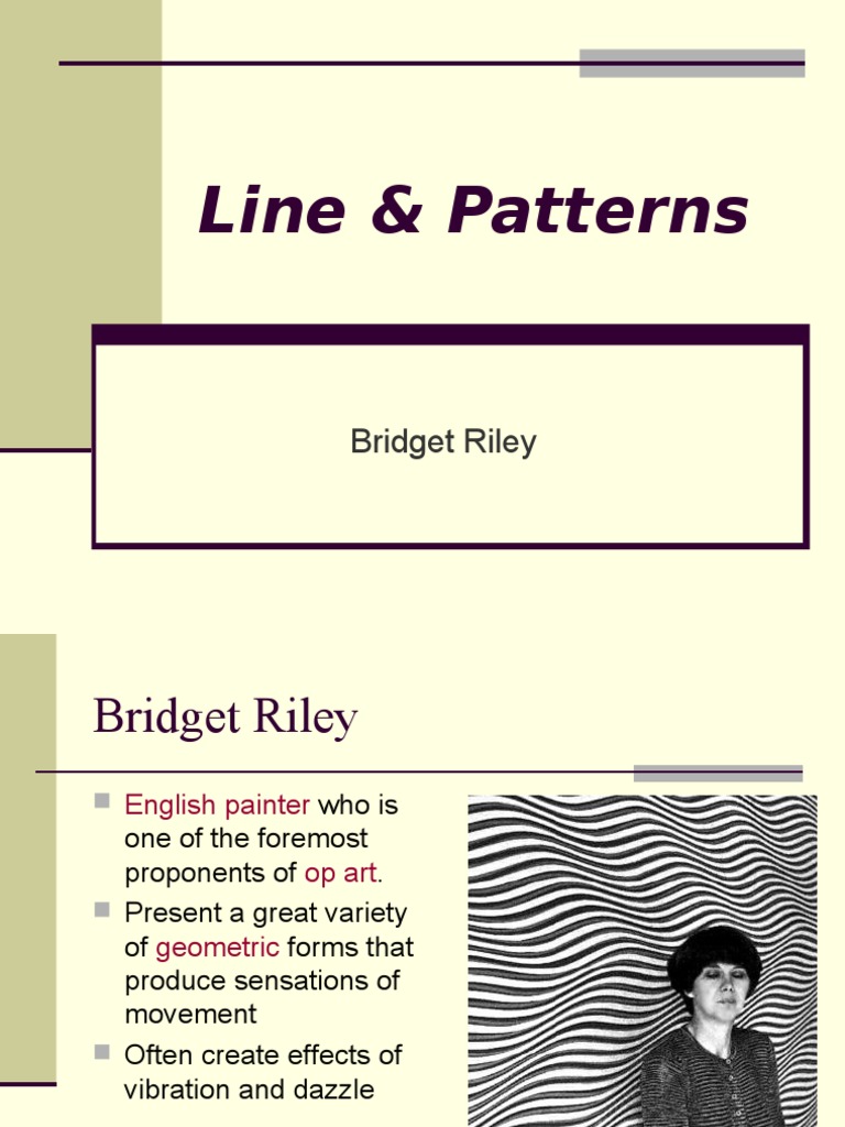 Bridget Riley Op-Art | PDF