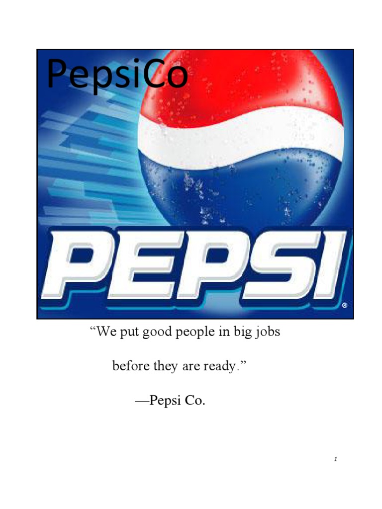 PepsiCo Report | PDF | Pepsi Co | Pepsi