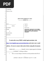 Sample Cross-Complaint For Indemnity For California | PDF | Complaint ...