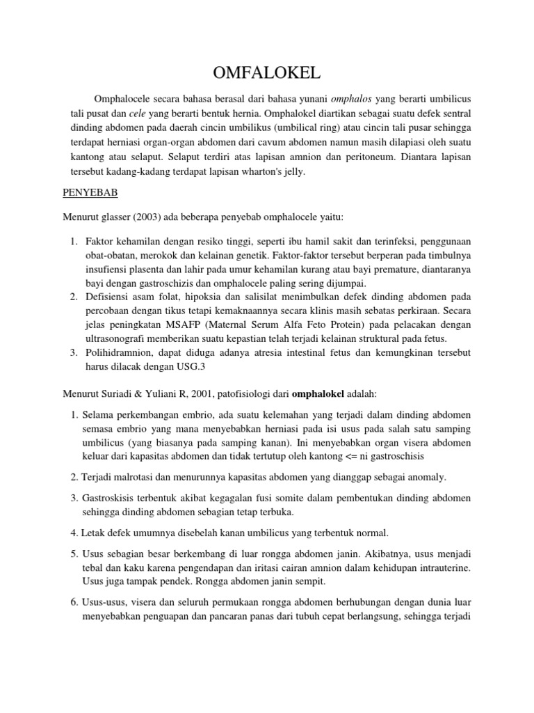 OMFALOKEL | PDF