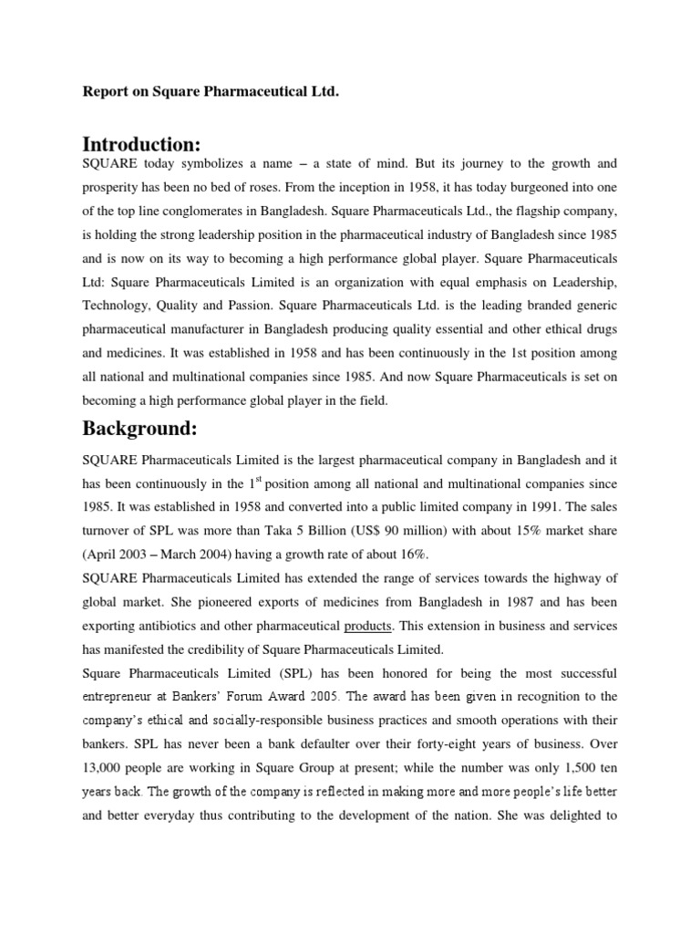 Report on Squire | Inventory | Forecasting