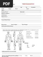 Y Balance Score Sheet | PDF