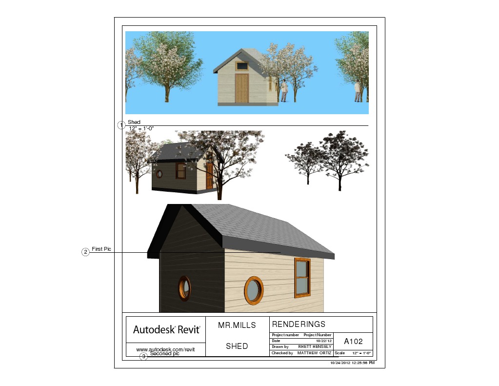 Sheet - A102 - Renderings | PDF