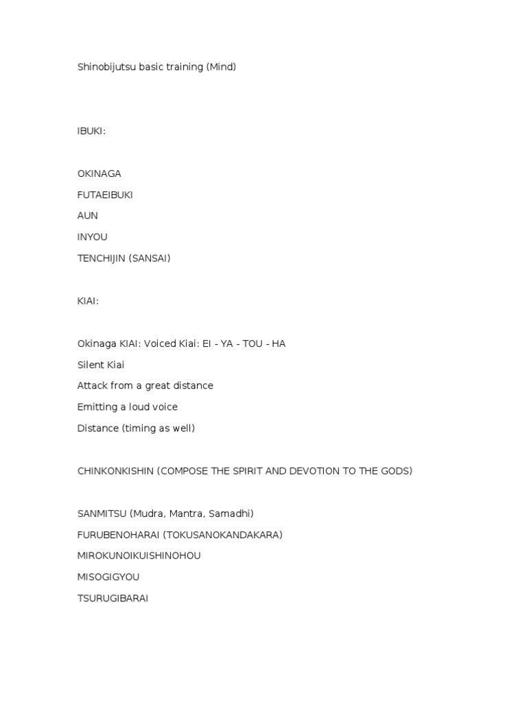 Banke Shinobijutsu | PDF | Ninja | Japanese Martial Arts