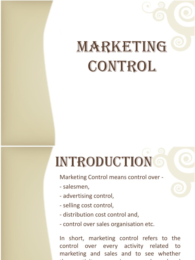 Marketing Control | PDF
