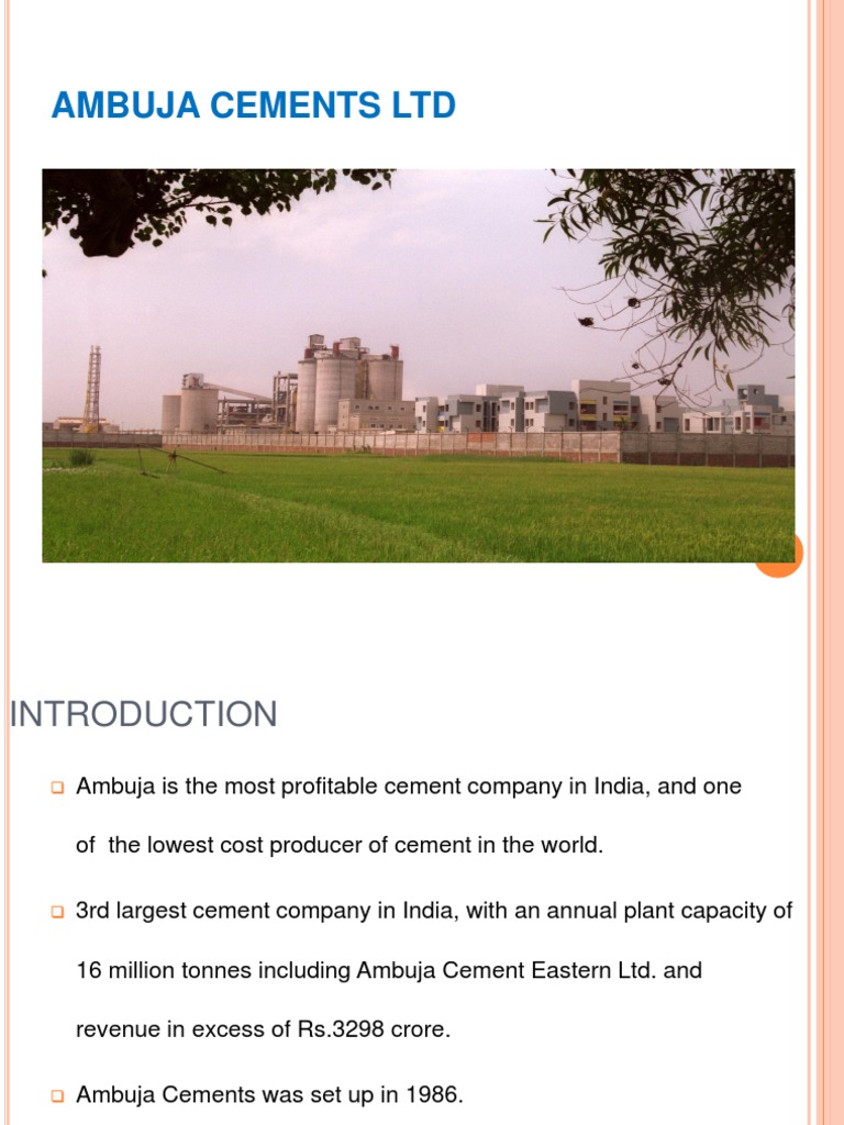 Ambuja Cements | PDF | Coal | Transport