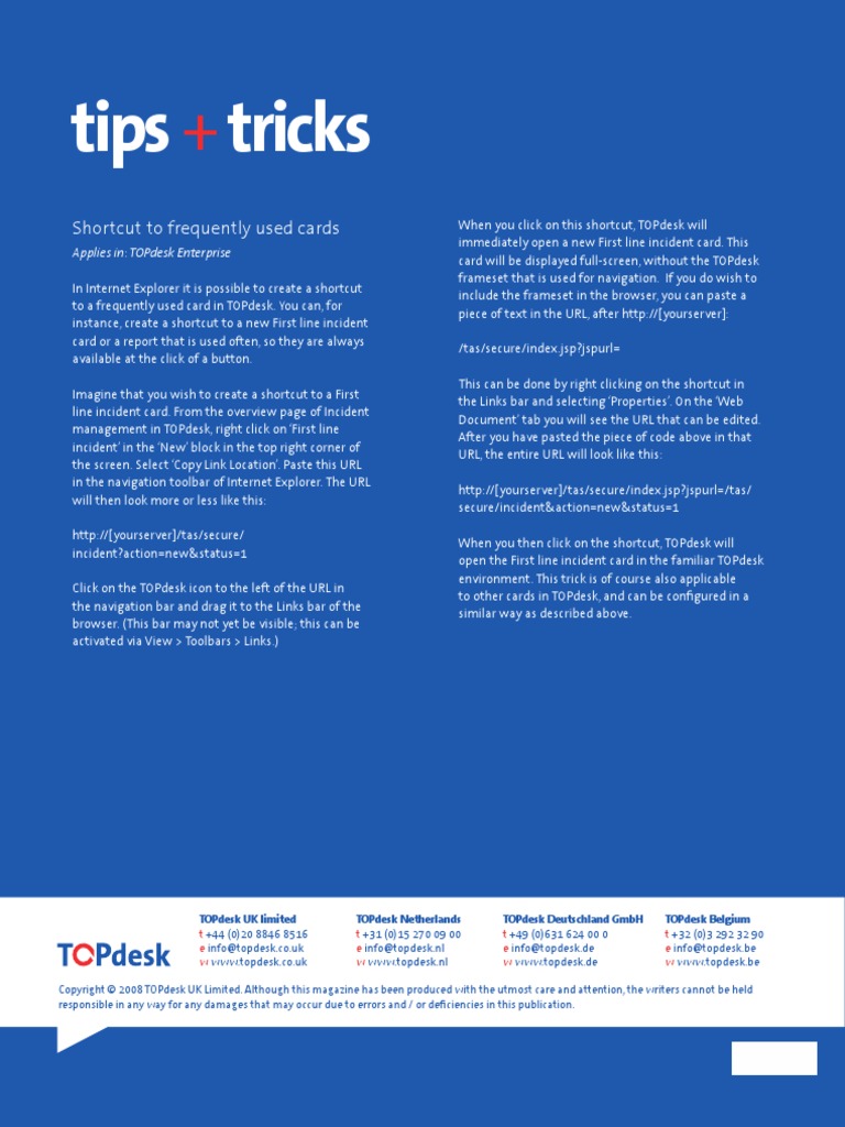 Tips and Tricks | PDF | File Shortcut | Window Manager