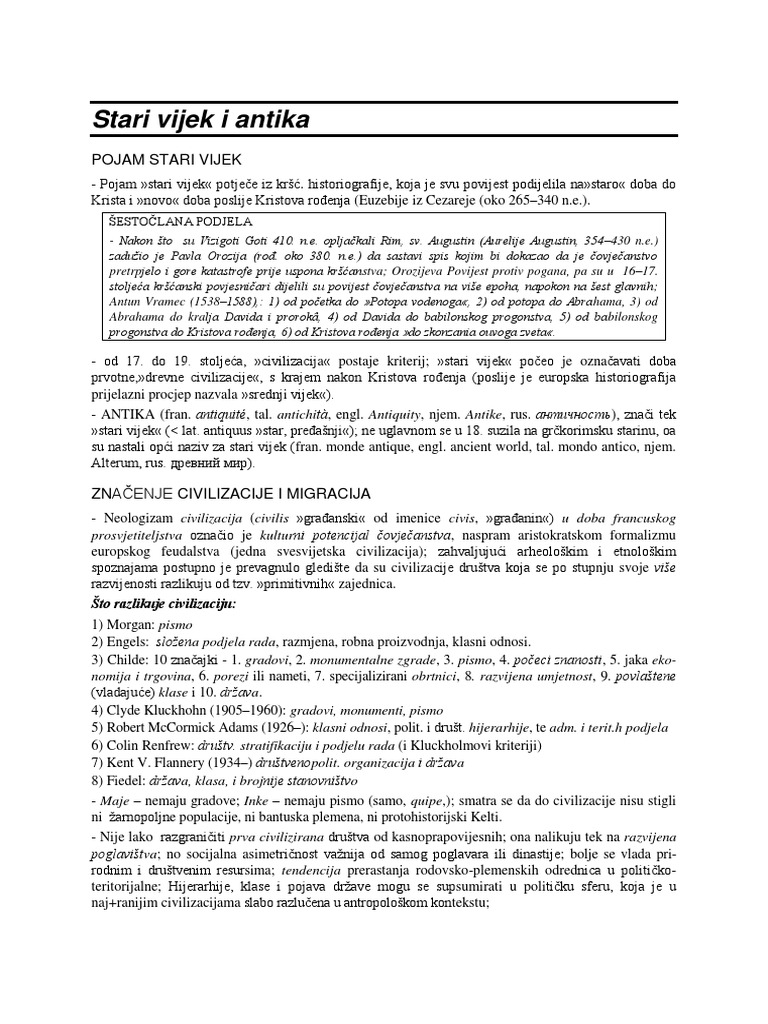 Stari Vijek | PDF