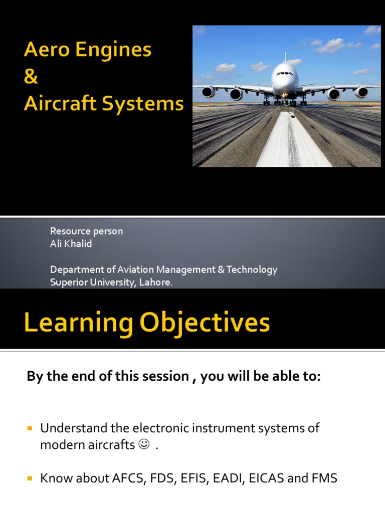 ADC, Autopilot, EFIS, EICAS, EADI, Lec 6 | PDF | Cockpit | Aircraft ...