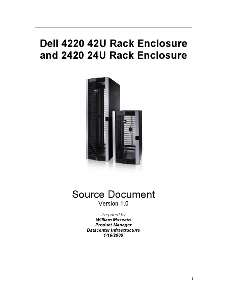 Dell 4220 and 2420 Rack Sourcebook v2 | PDF | Data Center ...