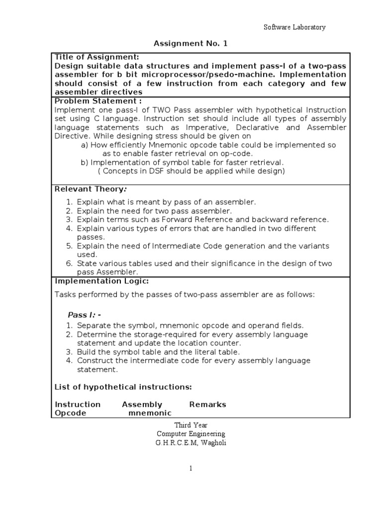 SPOS Lab Manual | PDF | Assembly Language | Scheduling (Computing)