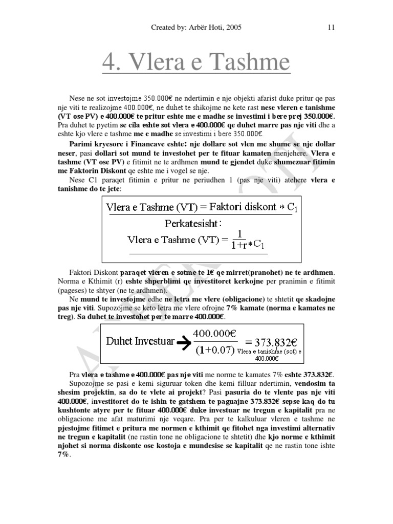 4.vlera e Tashme | PDF