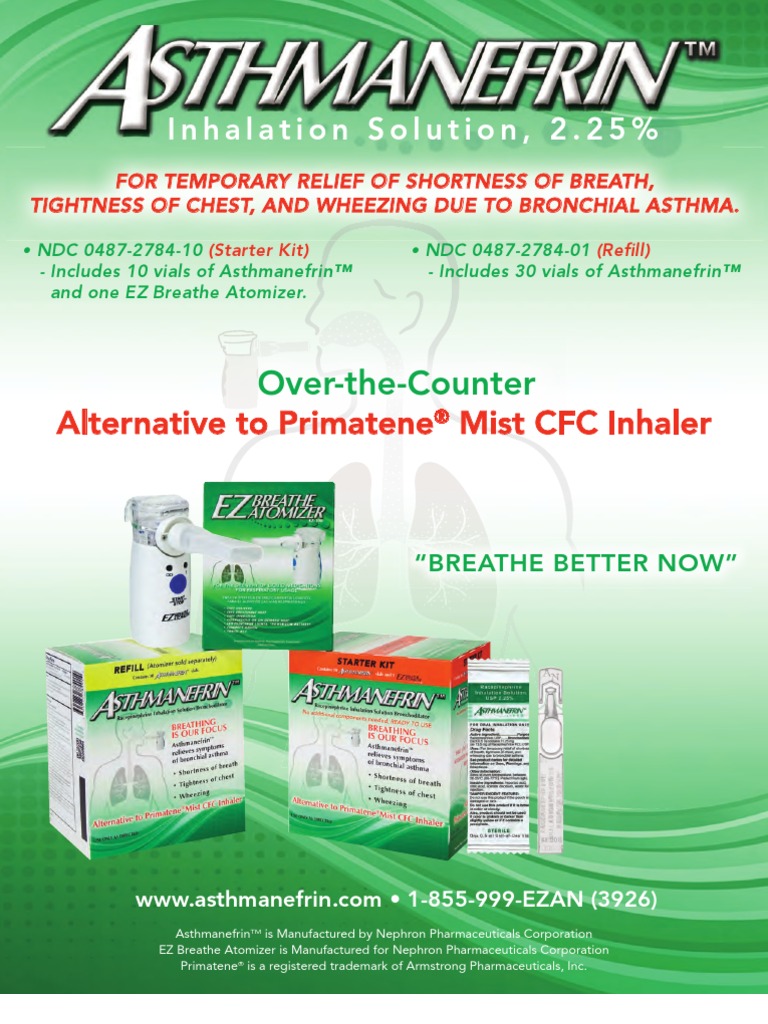 Asthmanefrin Sales Sheet September | PDF | Asthma | Pharmaceutical Drug