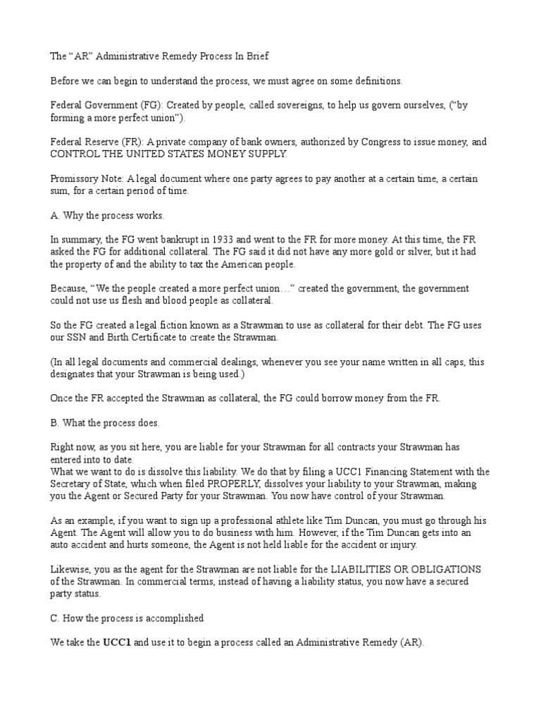 AR Process | PDF | Promissory Note | Transaction Account