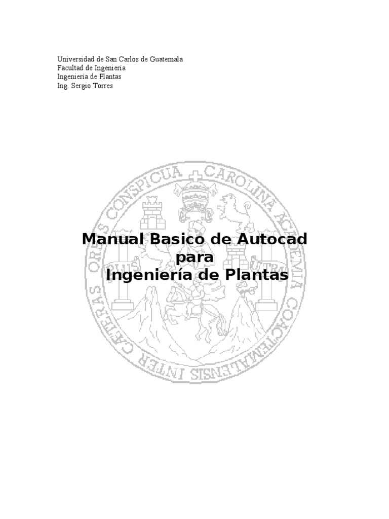 Manual Basico de Autocad para Ingenieria de Plantas | PDF | Ventana ... Manual Basico de Autocad para Ingenieria de Plantas | PDF | Ventana ...