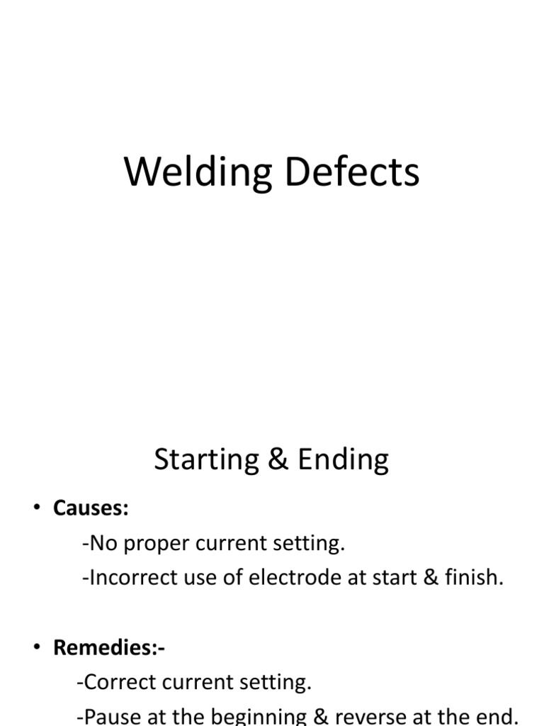 Welding Defects | PDF | Electric Arc | Welding