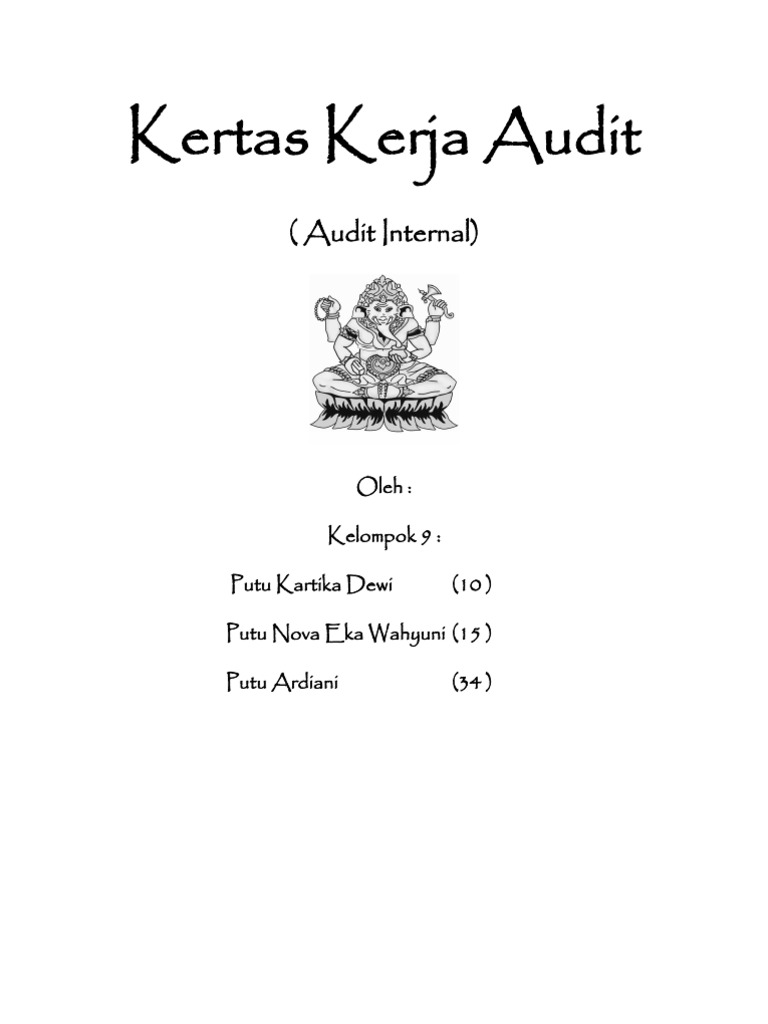 Kertas Kerja Audit | PDF