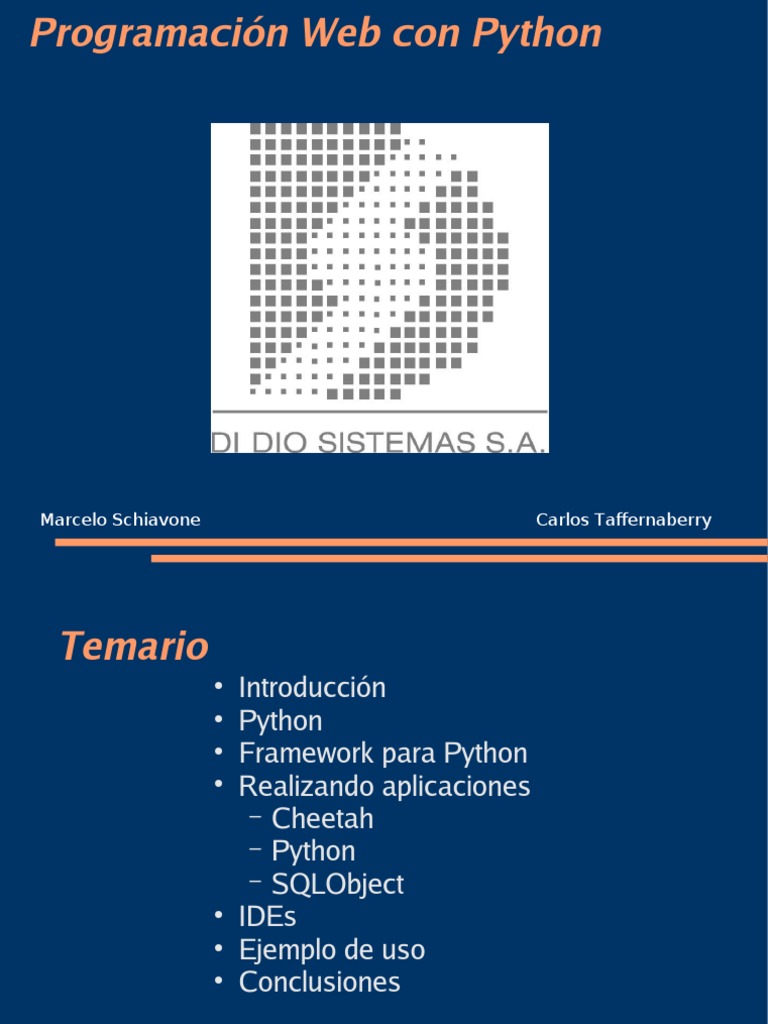 Programacion Web Con Python | PDF | Modelo – Vista – Controlador | Python (lenguaje de programación)