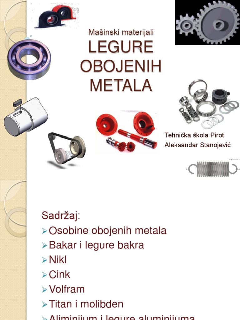 Legure Obojenih Metala | PDF