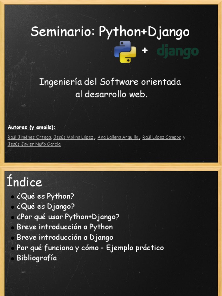 Seminario Python+Django | PDF