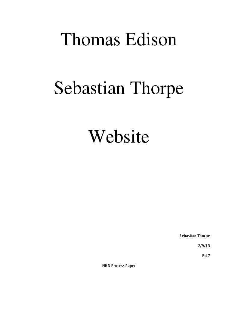 Thomas Edison | PDF