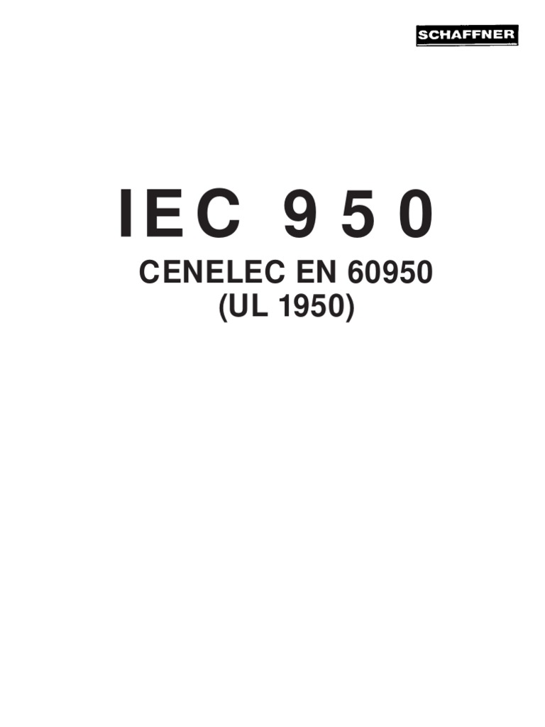 Application Note IEC 950 e 4 | PDF | Insulator (Electricity) | Capacitor