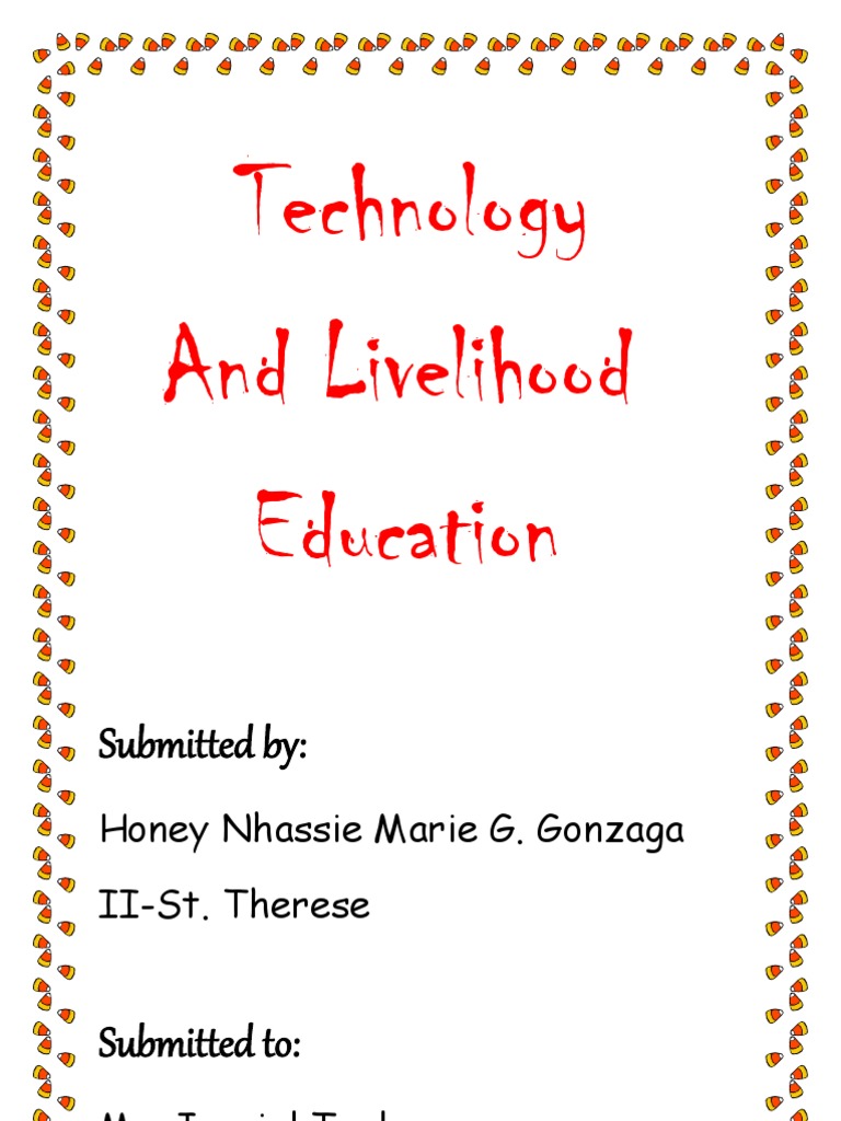 Technology and Livelihood Education: Submitted by | PDF