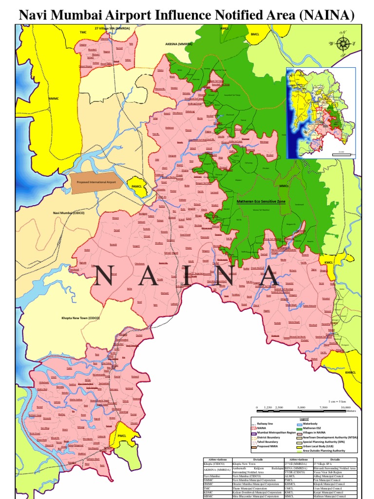 NAINA Extent Map | PDF | Economy Of India | Government Of India