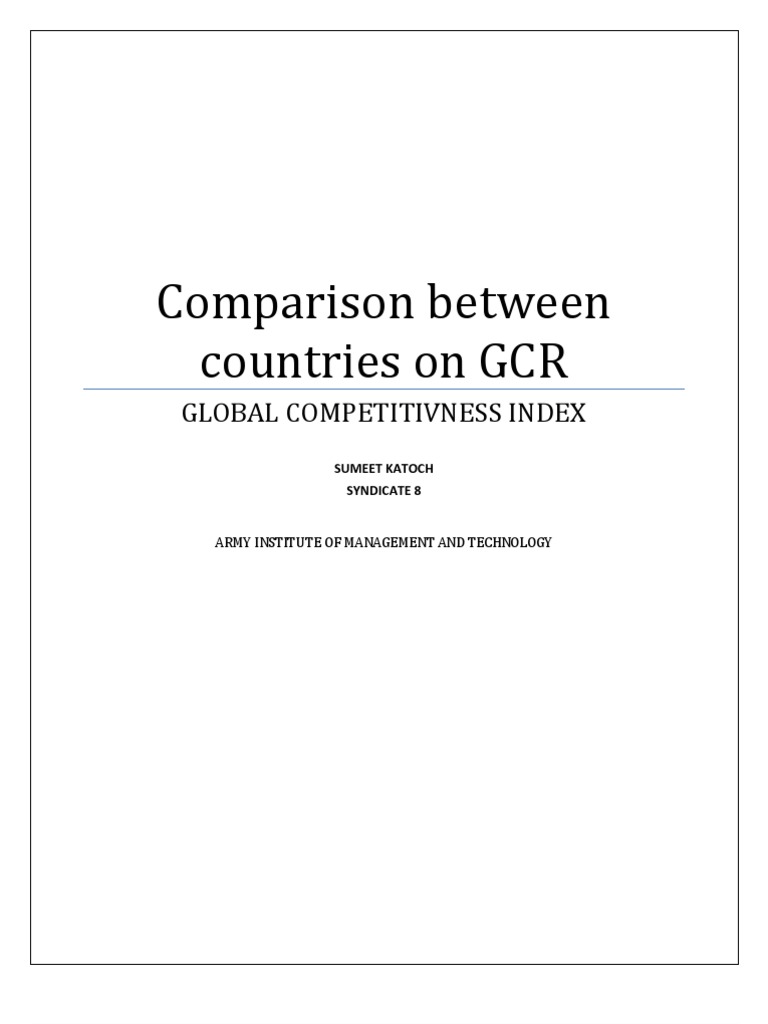 Global Competitiveness Index 2023 Rankings | PDF | Business | Computers