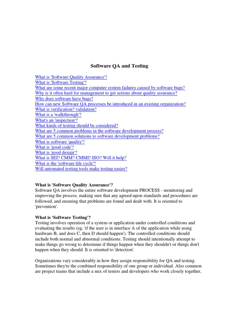 Software Testing Methodologies | PDF | Software Testing | Quality Assurance