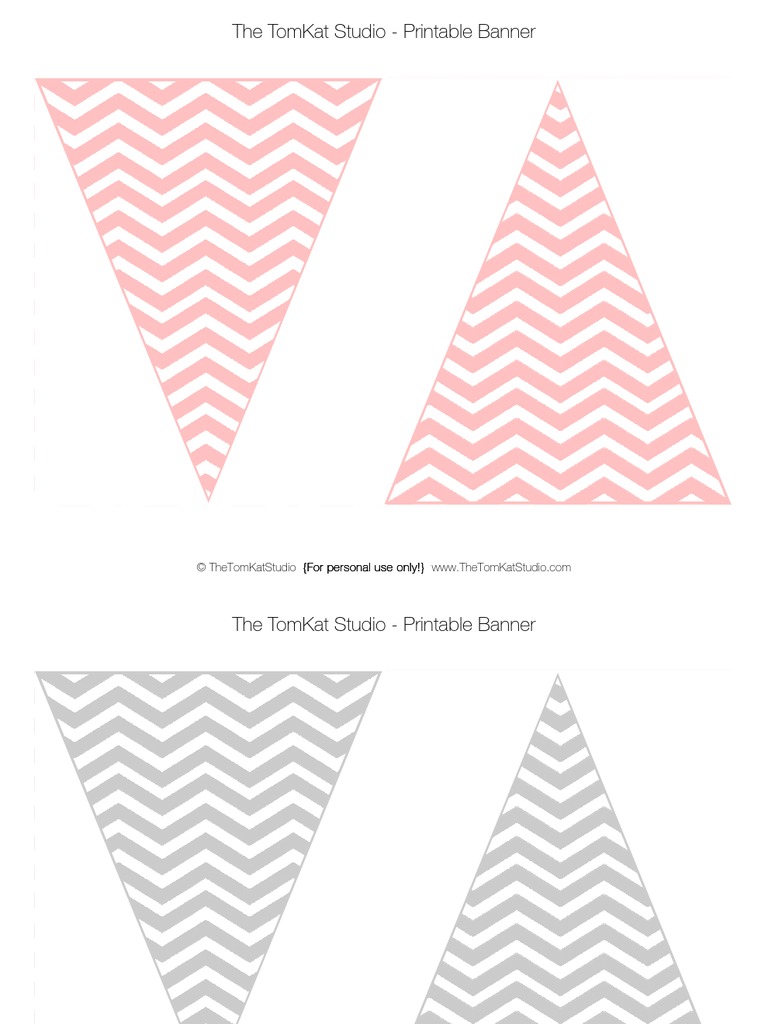 Chevron Pennant Banner - The Tomkat Studio | PDF | Technology & Engineering