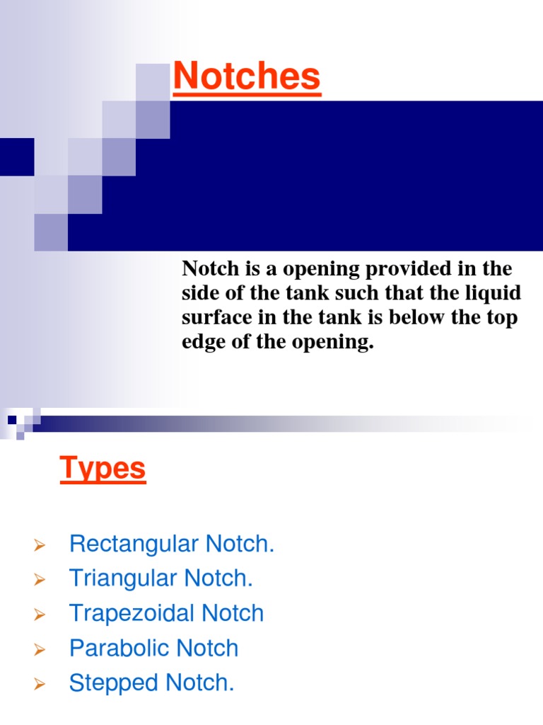 Notches | PDF | Physics | Mechanics